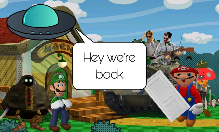 SMG4 Shortened: Mario gets his pingas stuck in the door | Fandom