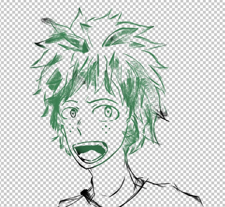 Some 3 minute deku sketch | Fandom