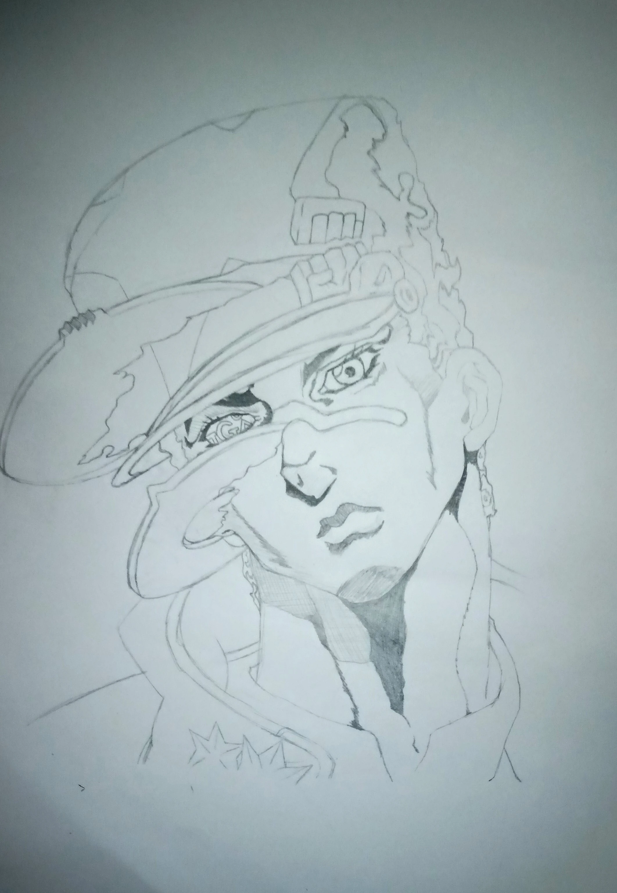 I drew jotaro disc | Fandom