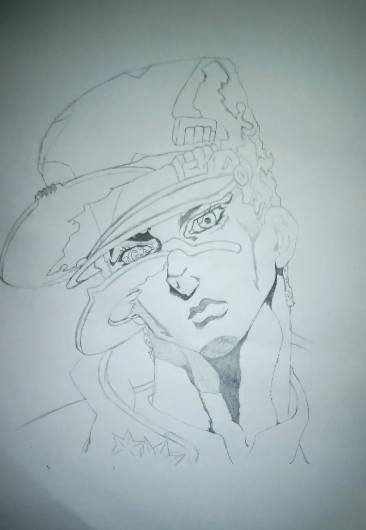 I drew jotaro disc | Fandom