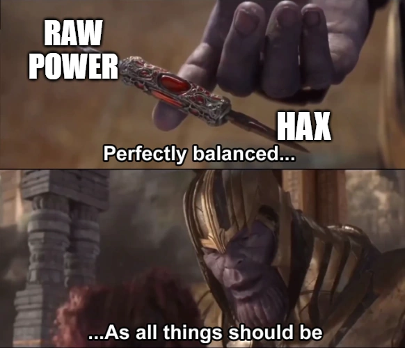 Balance between abilities. Meme I Made | Fandom