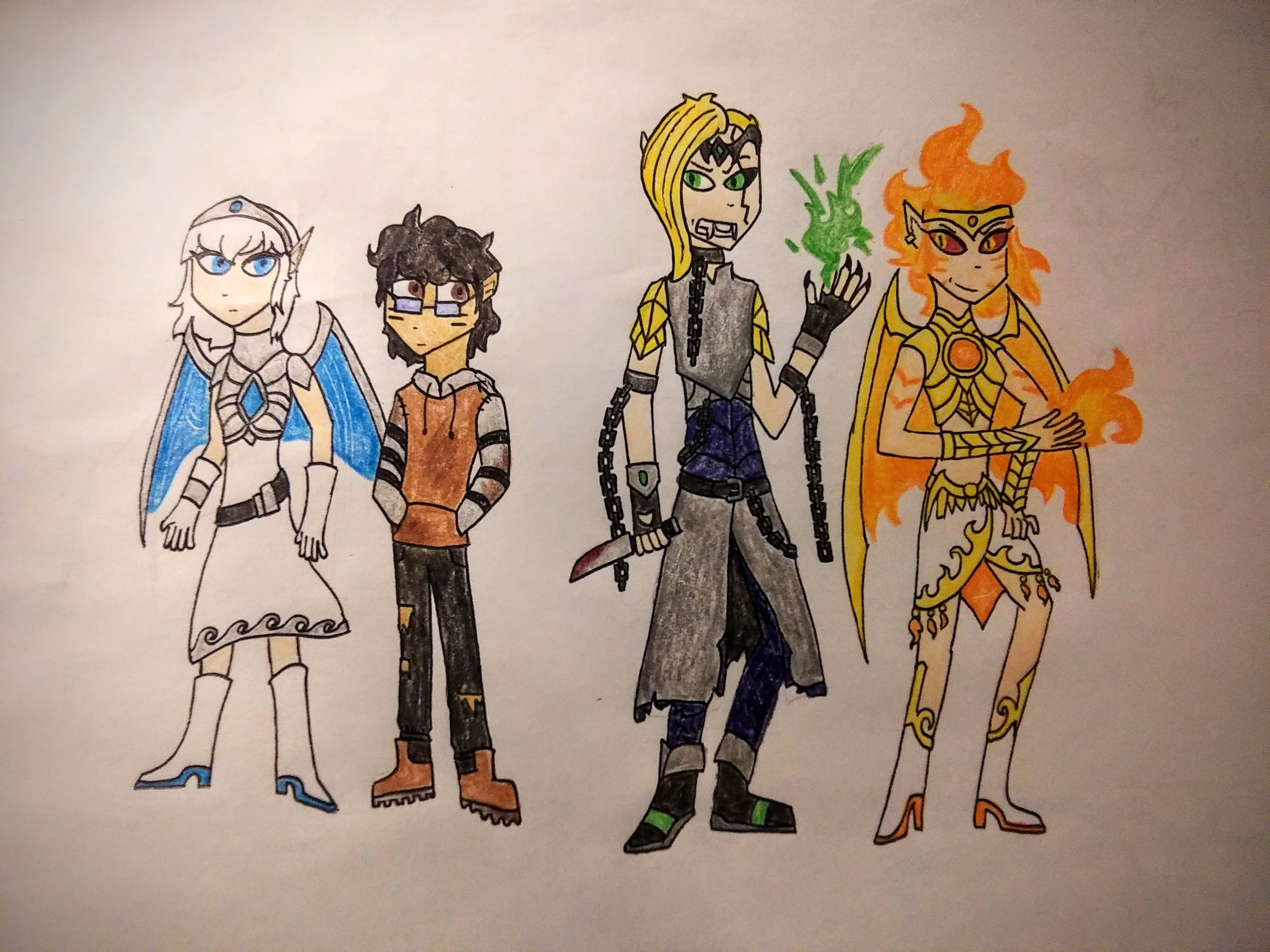 HUMANIZED: Eve & Wall-E vs. Argento & Alina (from my upcoming fanfic ...