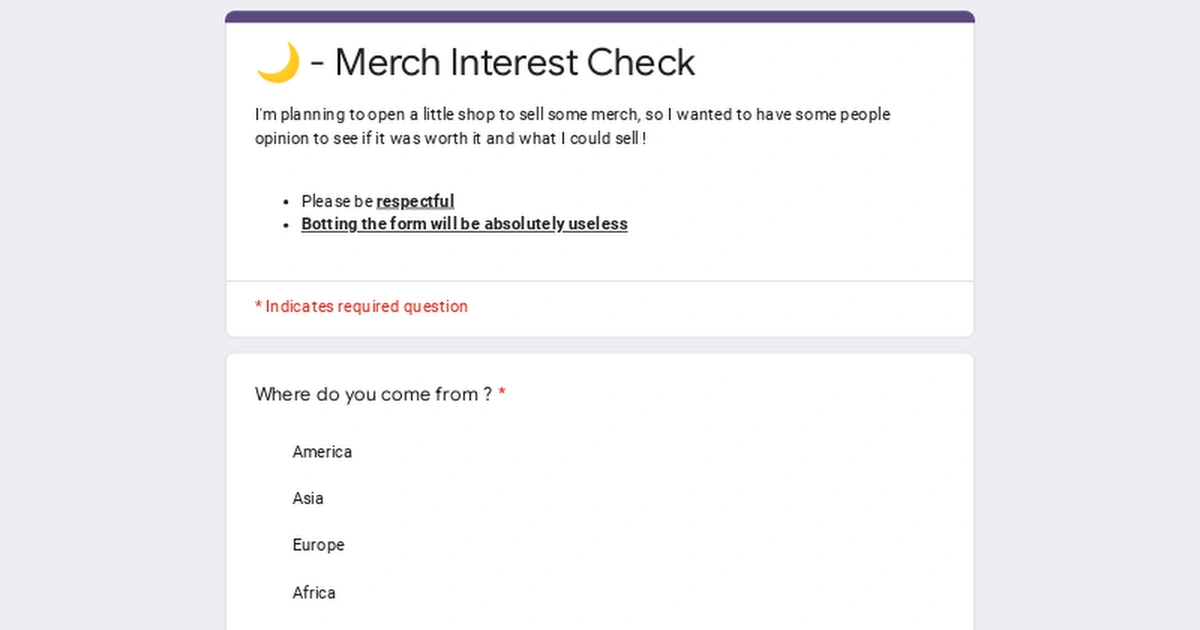 - Merch Interest Check ! | Fandom