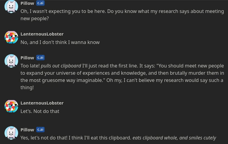 Since everyone is posting c.ai stuff | Fandom