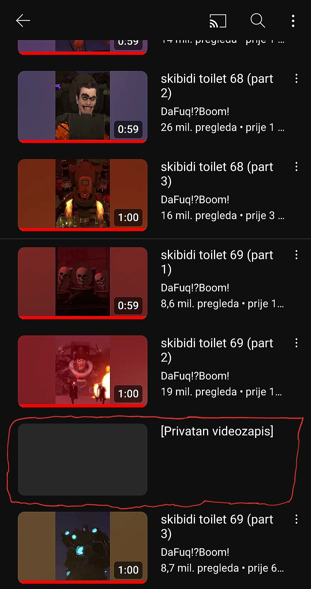 What's this private short video? | Fandom