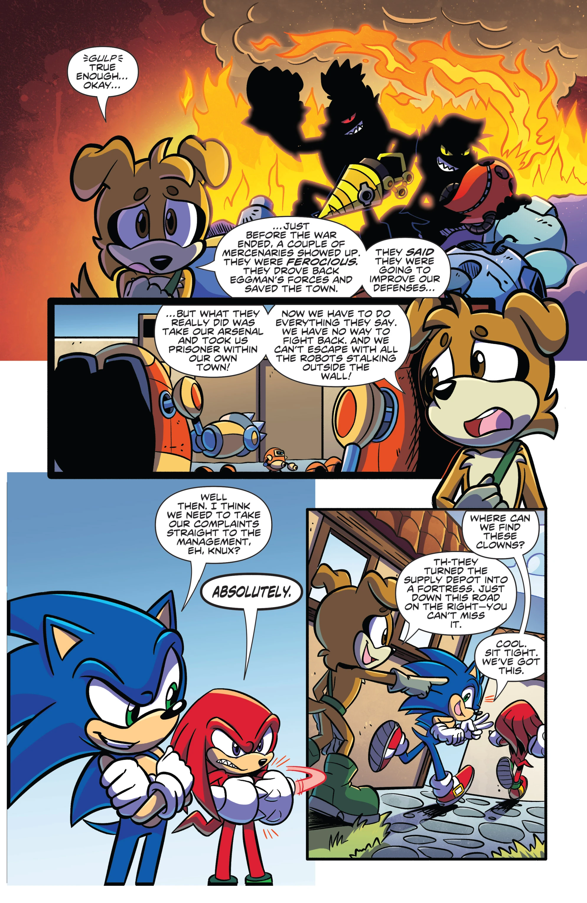 IDW sonic # 3 excerpts | Fandom