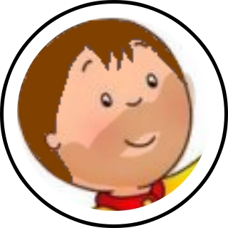 Caillou but he has hair. | Fandom