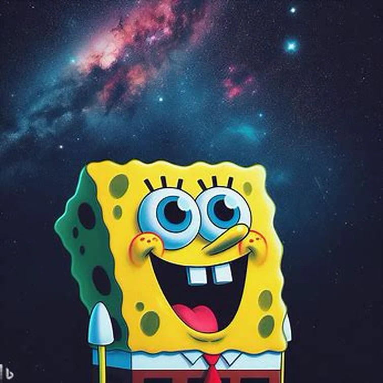 Some AI Art of SpongeBob Looking Up at the Night Sky | Fandom