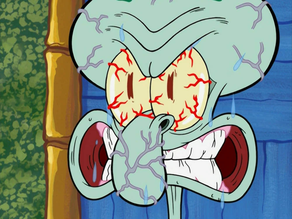 Why is Squidward angry? (Wrong answers only) | Fandom