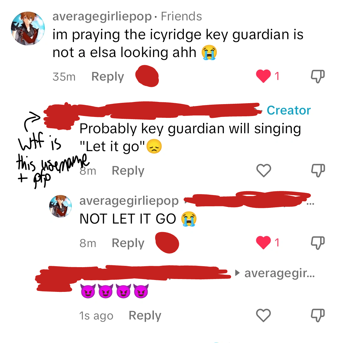 Imagine if icyridge key guardian will sing Let it go if it looking ahh ...