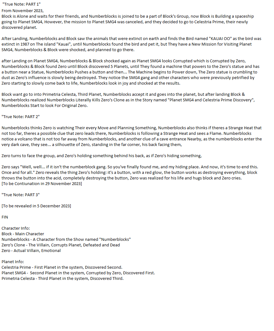 My Fictional Story! | Fandom