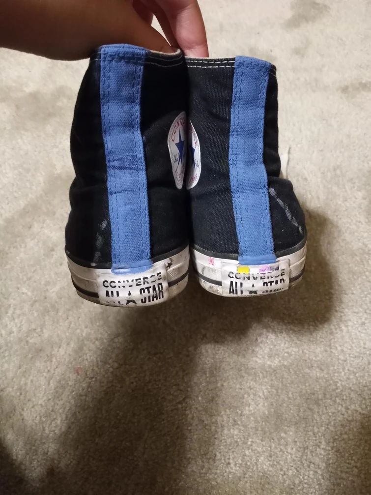 albedo namecard inspired shoes!!! | Fandom