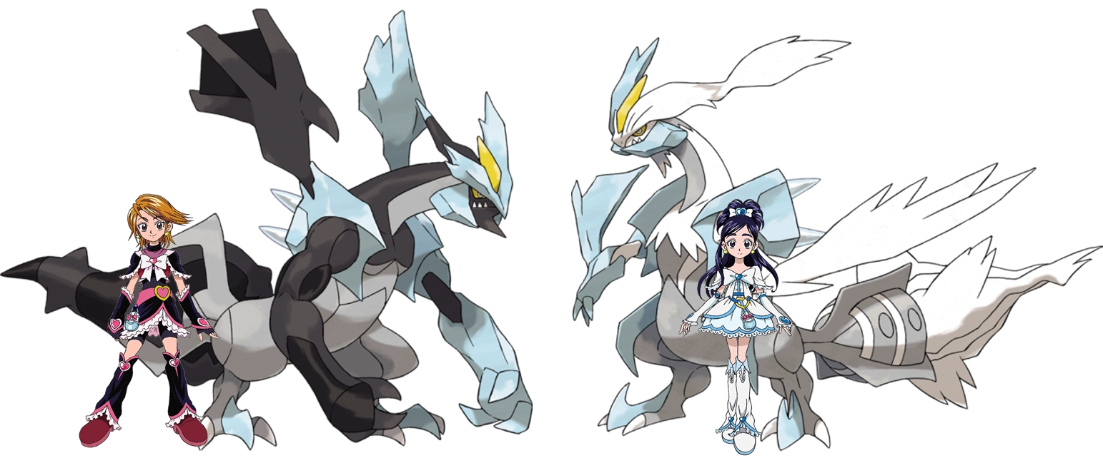 Cure Black and White and their Pokémon (upgrade) | Fandom
