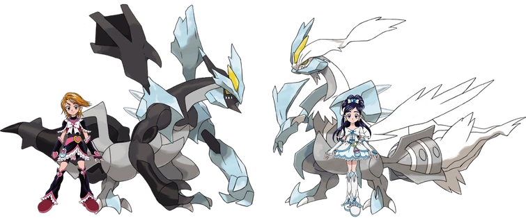 Cure Black and White and their Pokémon (upgrade) | Fandom