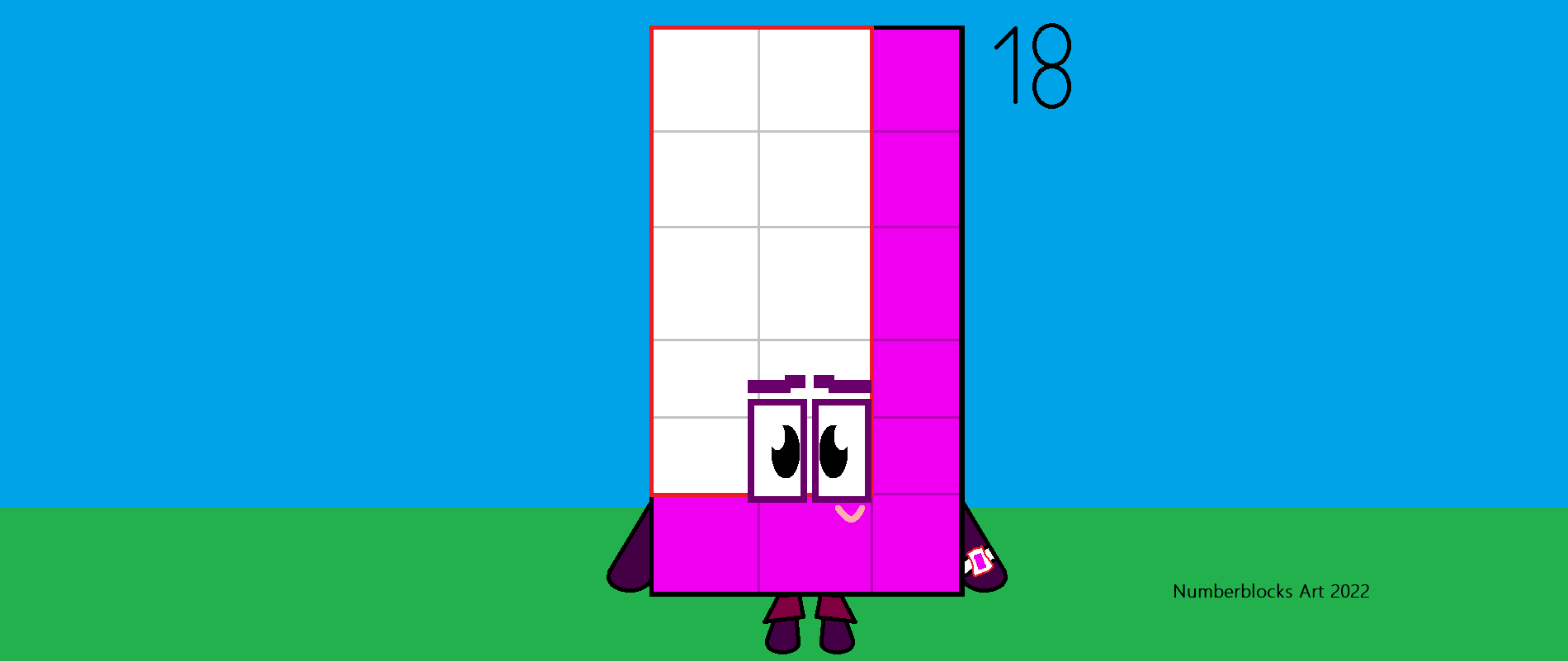 I Turned Numberblock 18 Into a Masterpiece! | Fandom