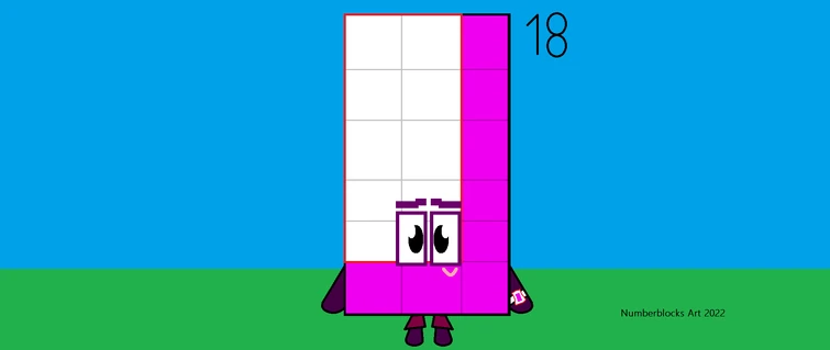 I Turned Numberblock 18 Into a Masterpiece! | Fandom