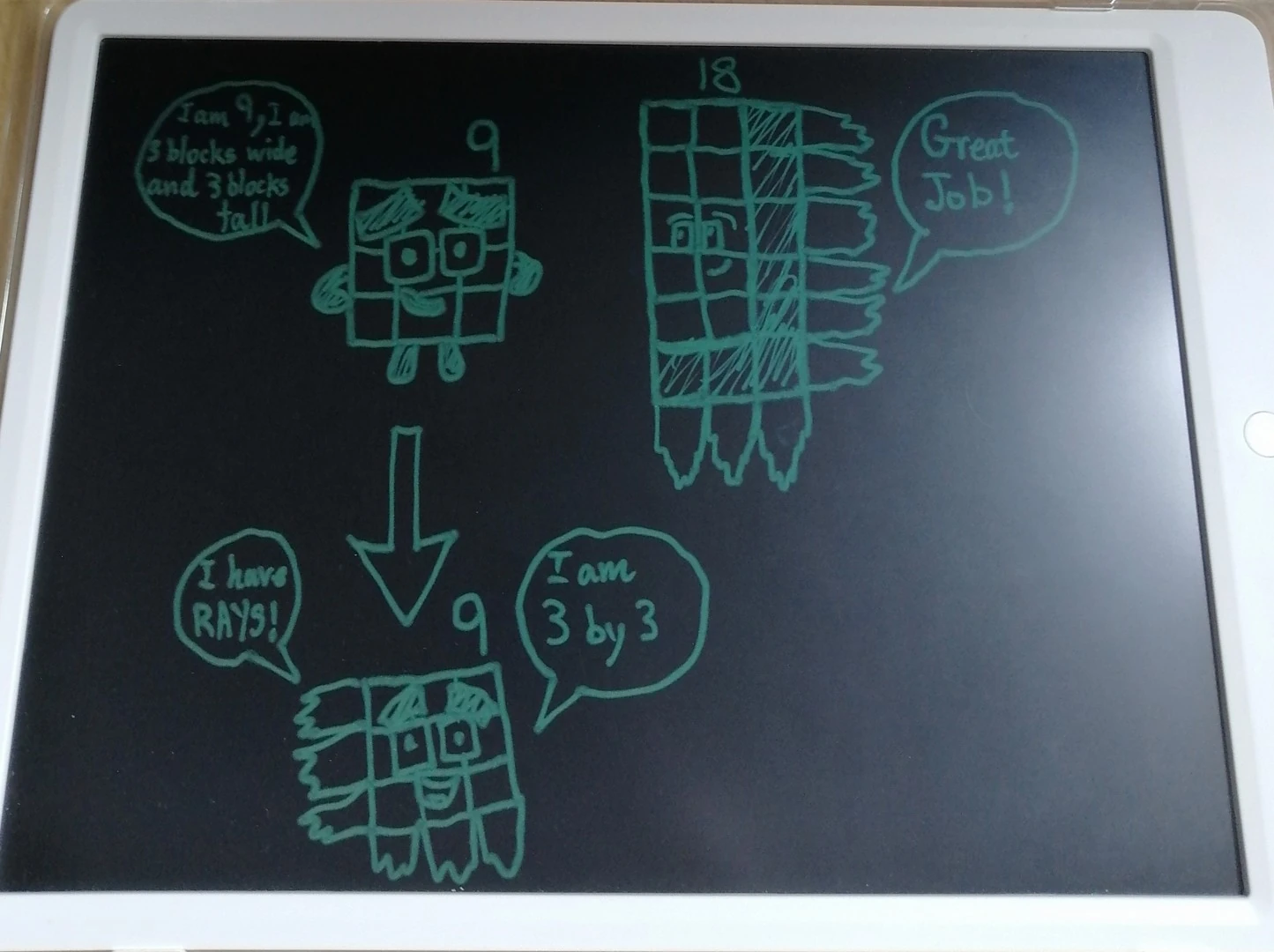 When 18 is finally patient to teach Nunberblocks about rays | Fandom