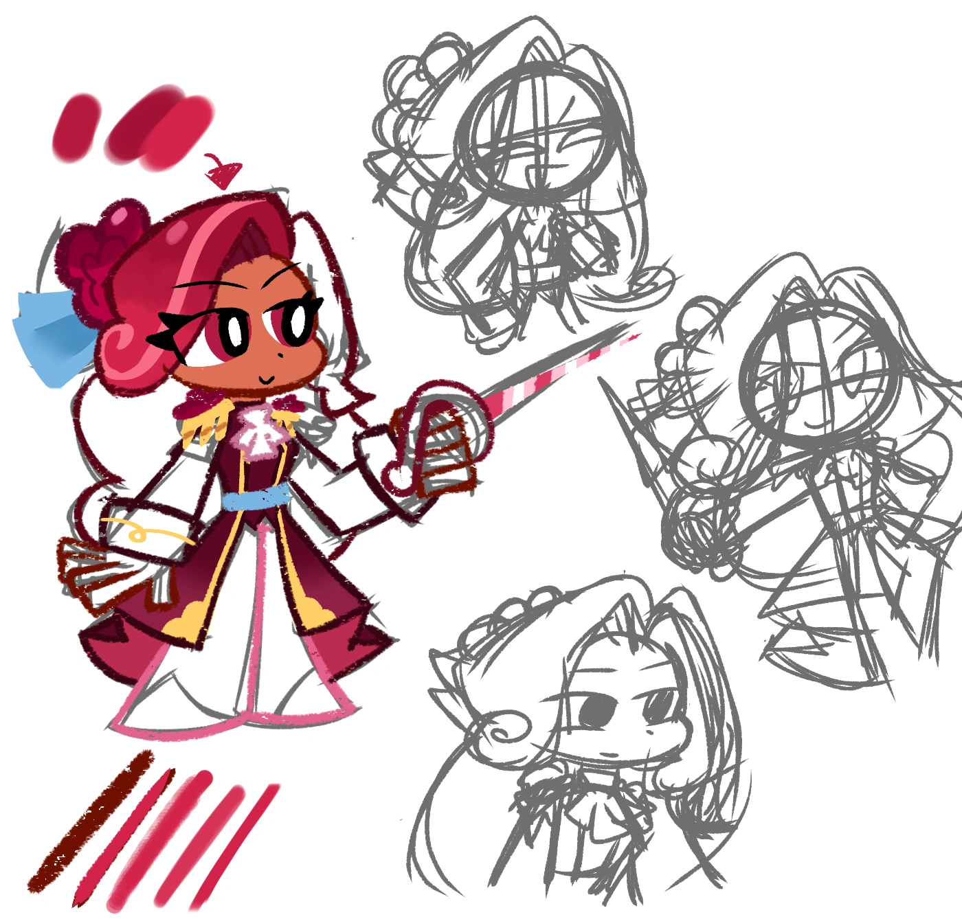 Raspberry Cookie Fanart (WIP) | Fandom