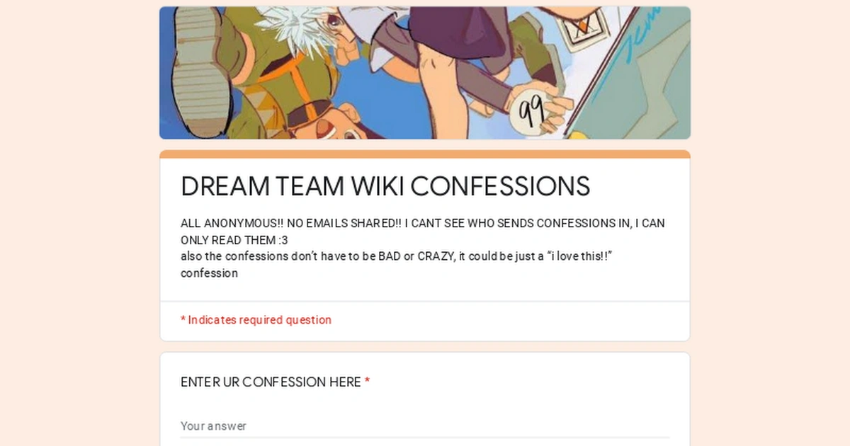 reposting dt wiki confessions form! | Fandom
