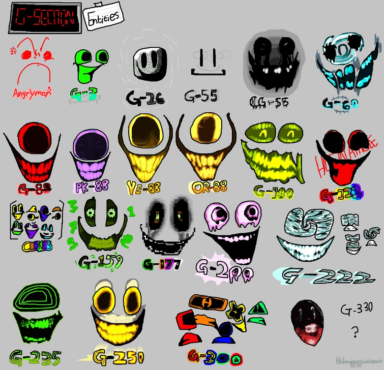 hi guys i FINALLY made g section srry for like the long wait lmao | Fandom