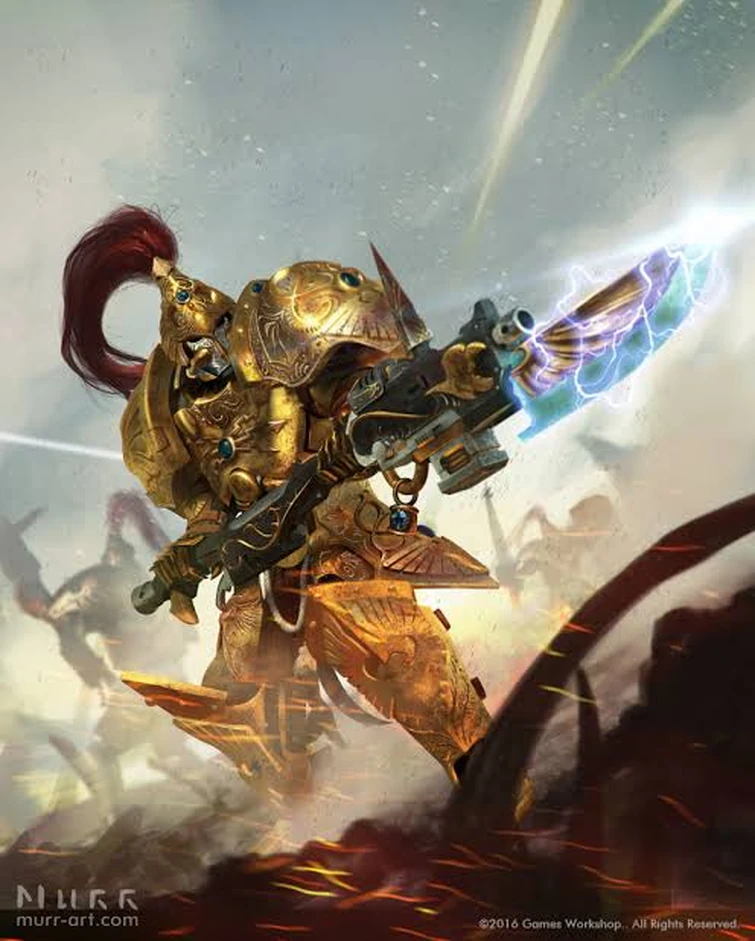 How powerful is an Adeptus Custodes compared to a Space Marine? | Fandom