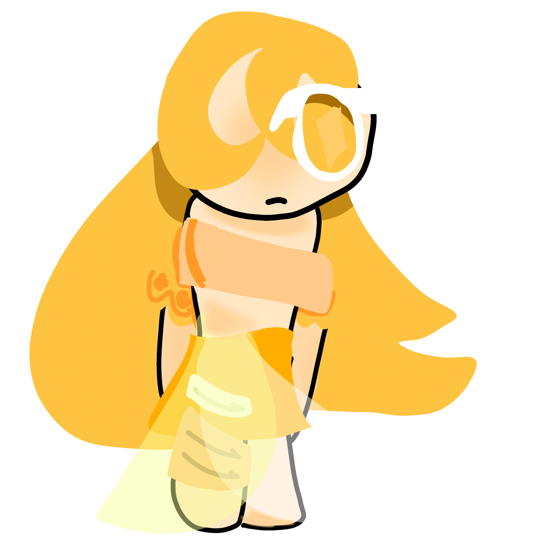 Should I make this doodle an OC and if so what do I name her | Fandom