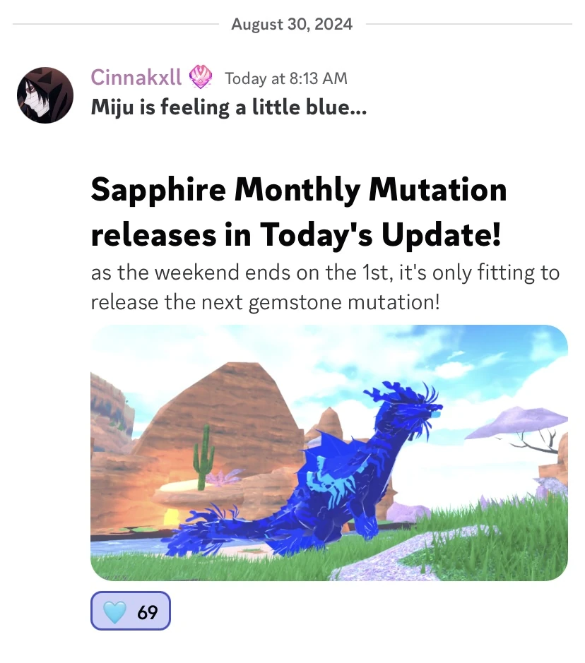 New monthly mut? | Fandom