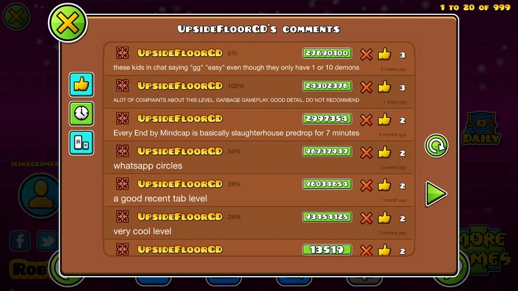 whats your most liked gd comment/post | Fandom