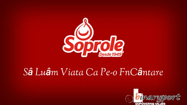 Soprole Desde 1949 Sâ Luâm Viata Ca Pe-o FmCântare Logo Francés Binary Port | Fandom