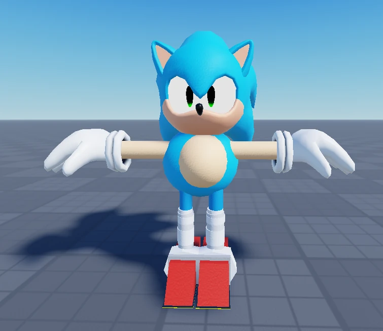 sonic model almost finished | Fandom