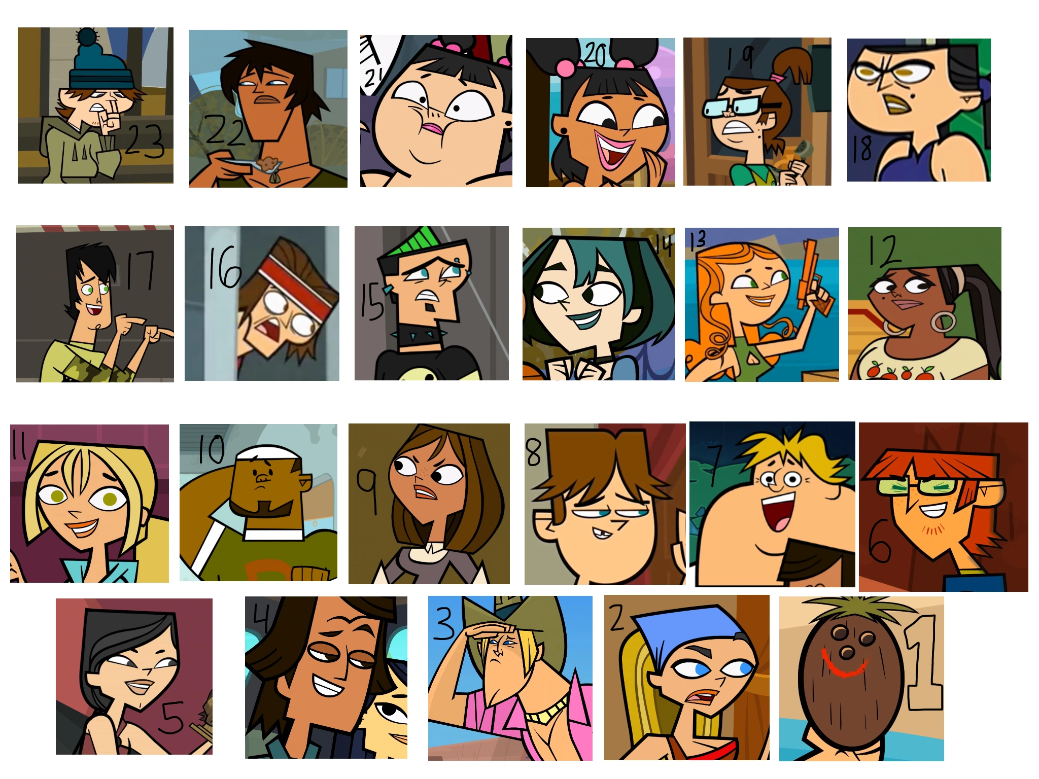 Total Drama Character Elimination Episode 25 the end | Fandom