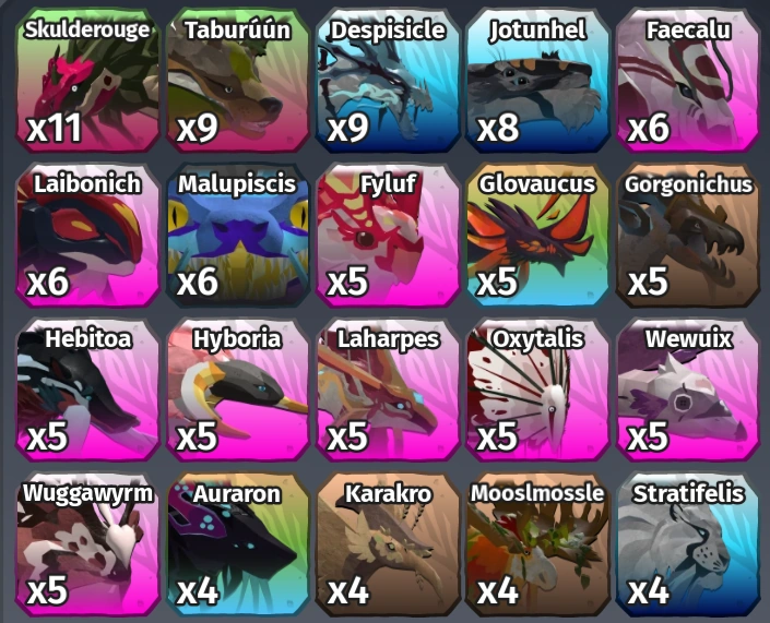 trading some dupes for disaster creatures and thunderstorm mat | Fandom