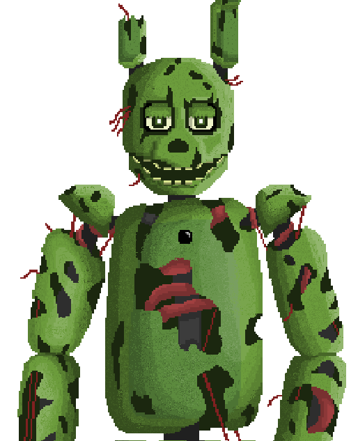 Springtrap - Dibujo Pixel | Fandom