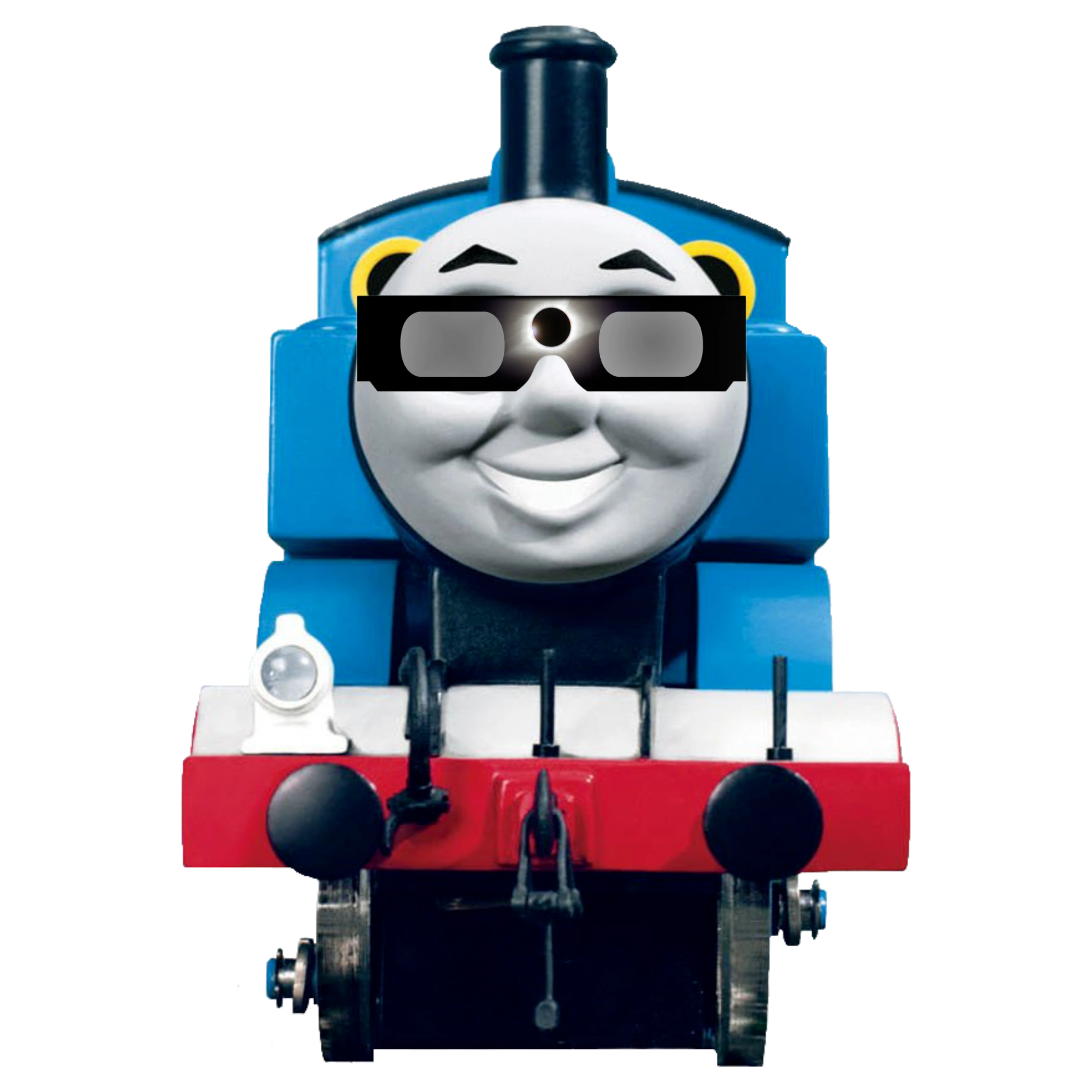 Thomas with eclipse glasses | Fandom