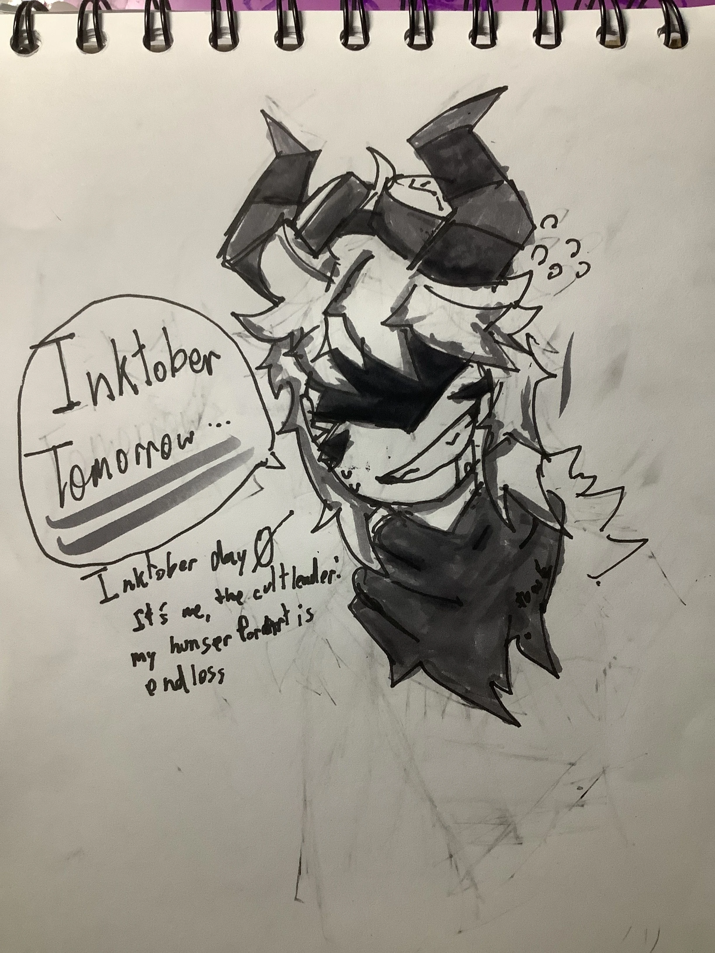 Inktober day 0: INKTOBER TOMORROW!! | Fandom