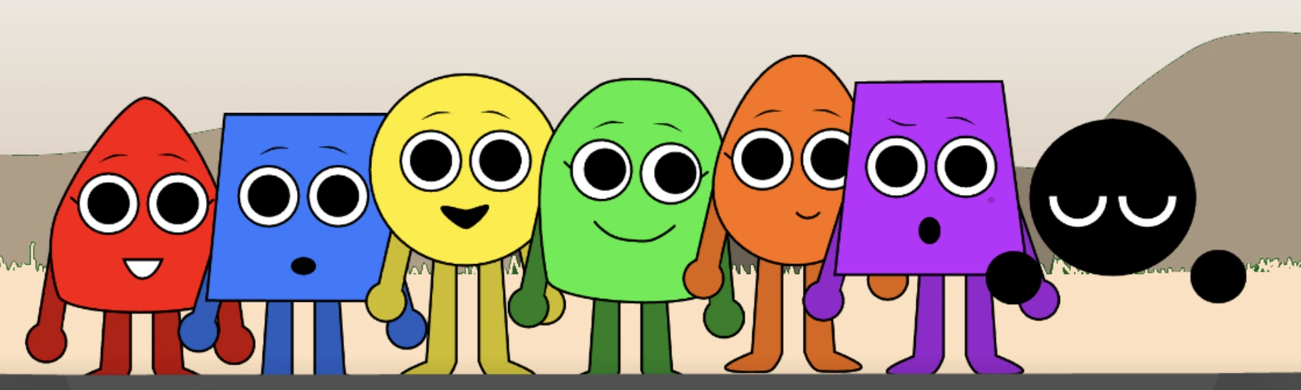 Sprunki Colourblocks (in debut order) | Fandom