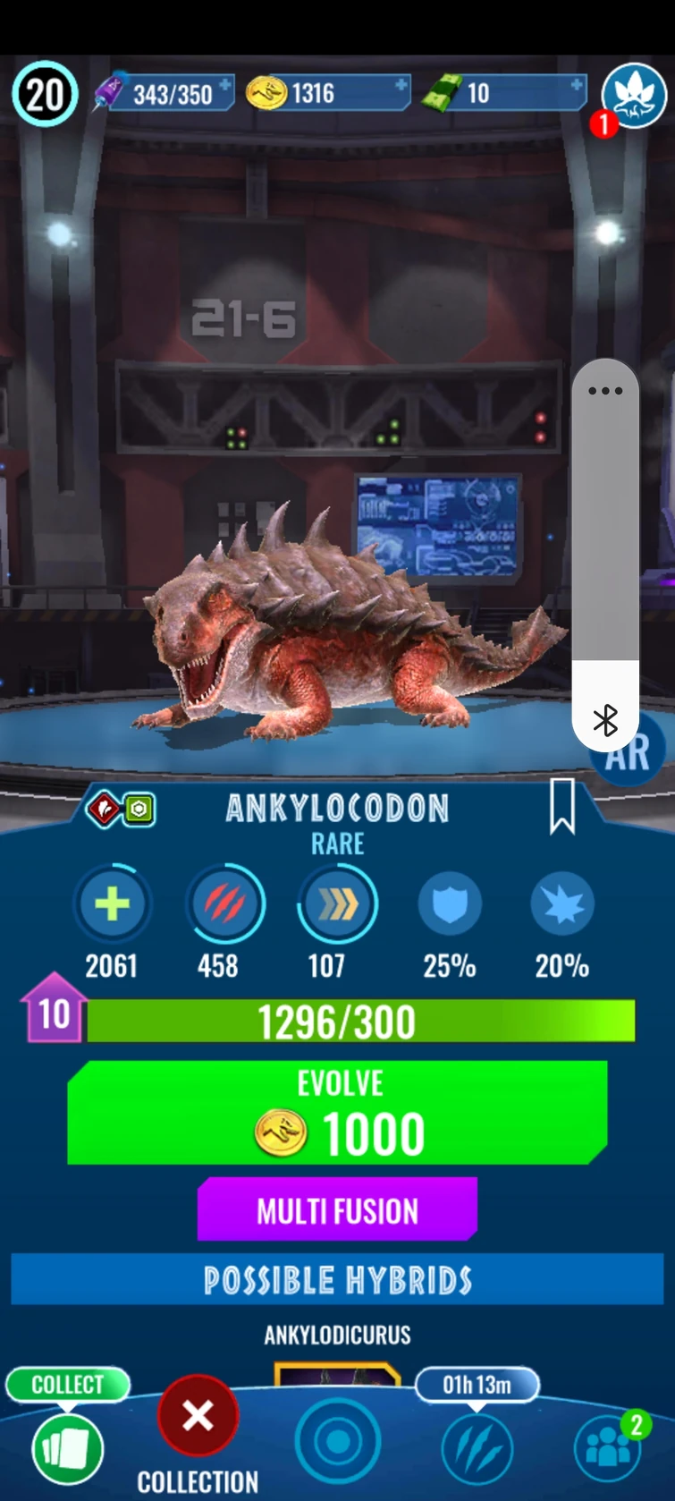 My latest unique hybrid project in Jurassic World Alive | Fandom