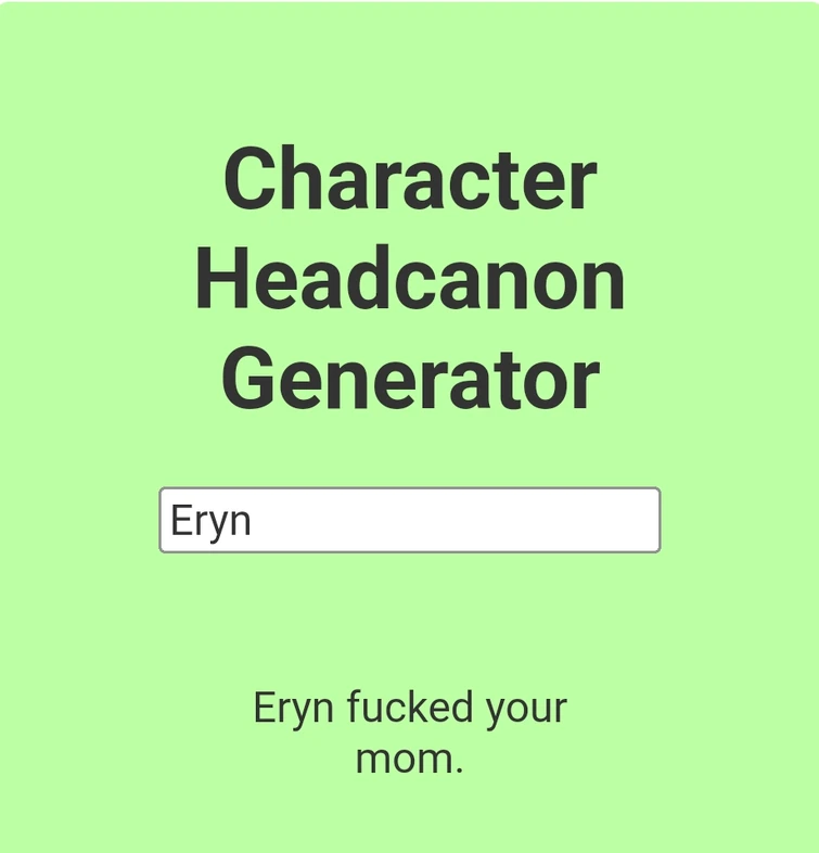 Eryn head canon | Fandom