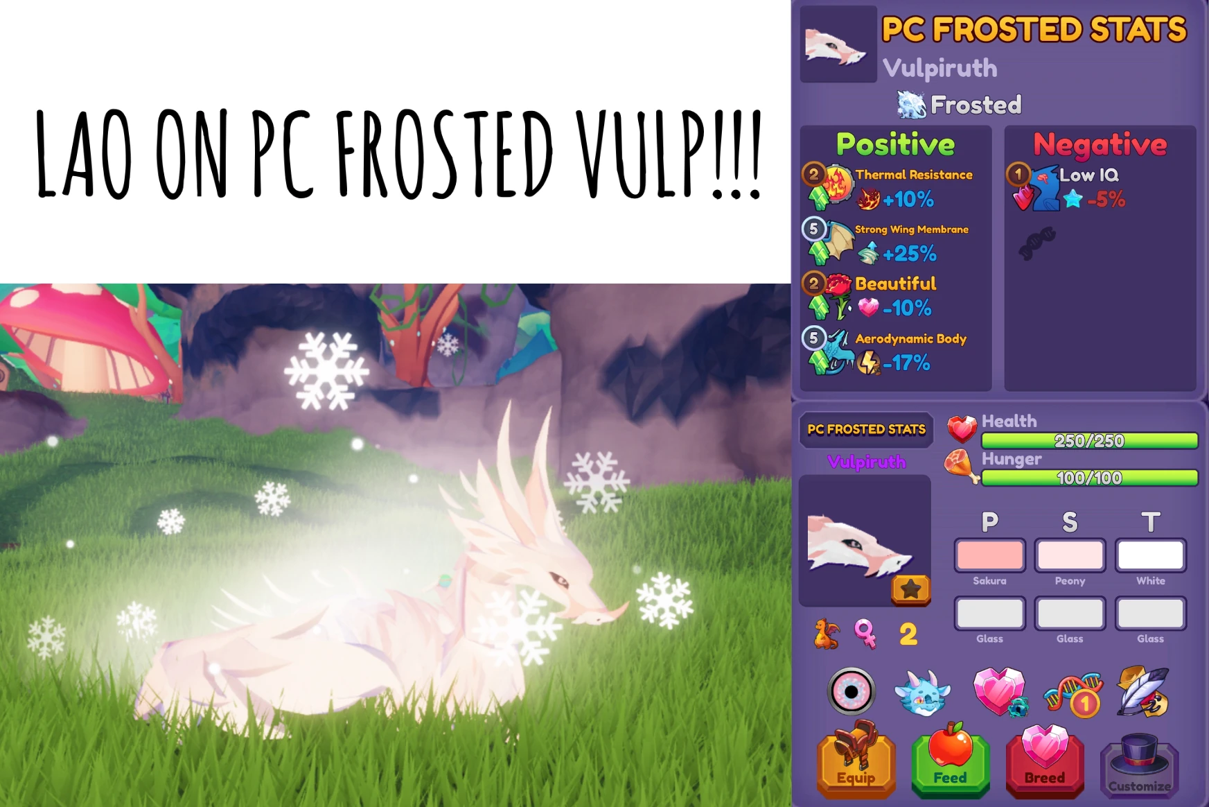 SELLING PC FROSTED VULP | Fandom