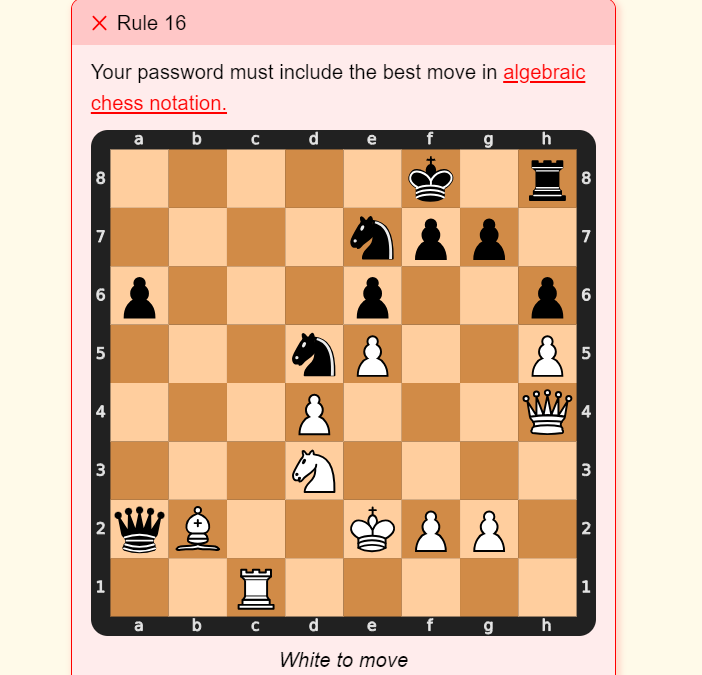 help with the password game (specific chess thingythat) | Fandom