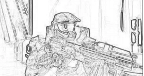 Pencil rendition of John 117 | Fandom