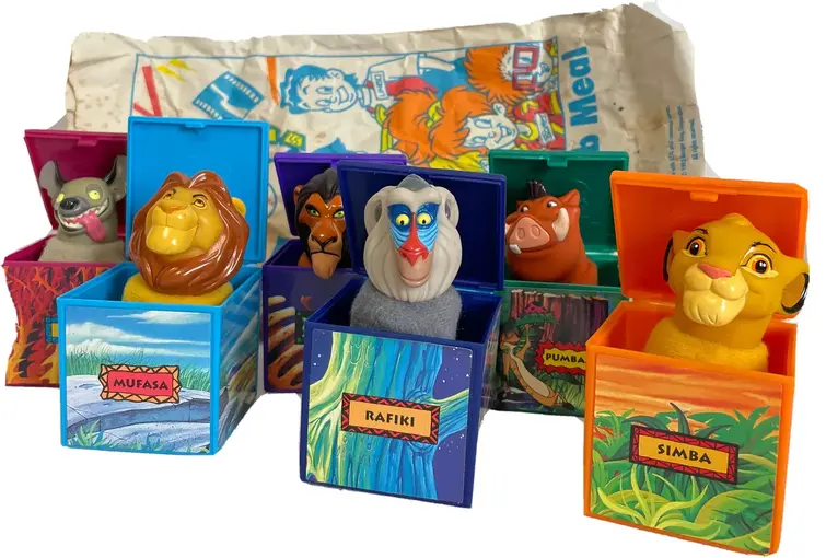 Enjoy some vintage Lion King Burger King merchandise. | Fandom
