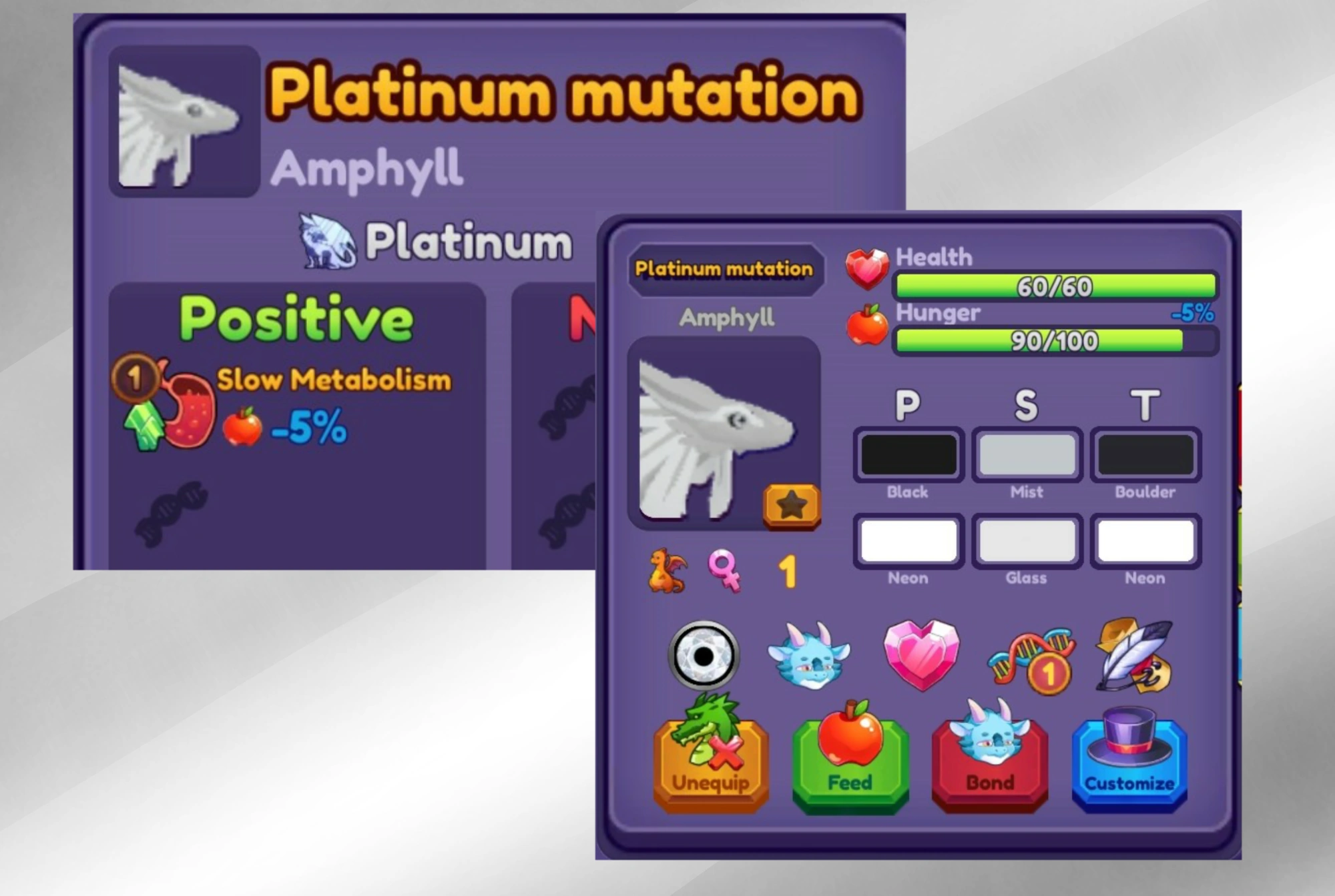 Selling platinum trait amphyll | Fandom