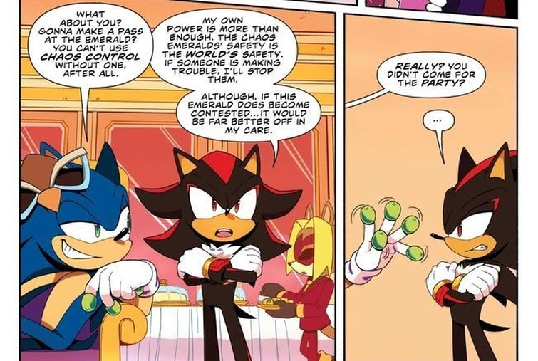 Shadow is finally normal again in IDW | Fandom