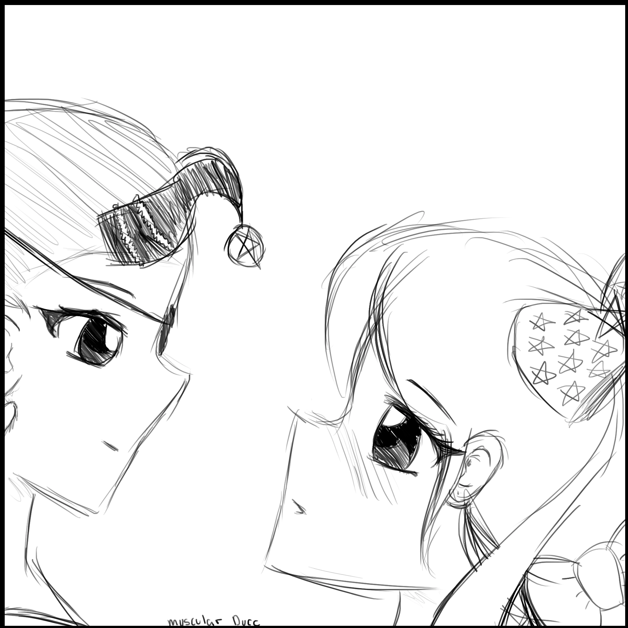 OC rough sketch drawing for Iffy.Maybe | Fandom