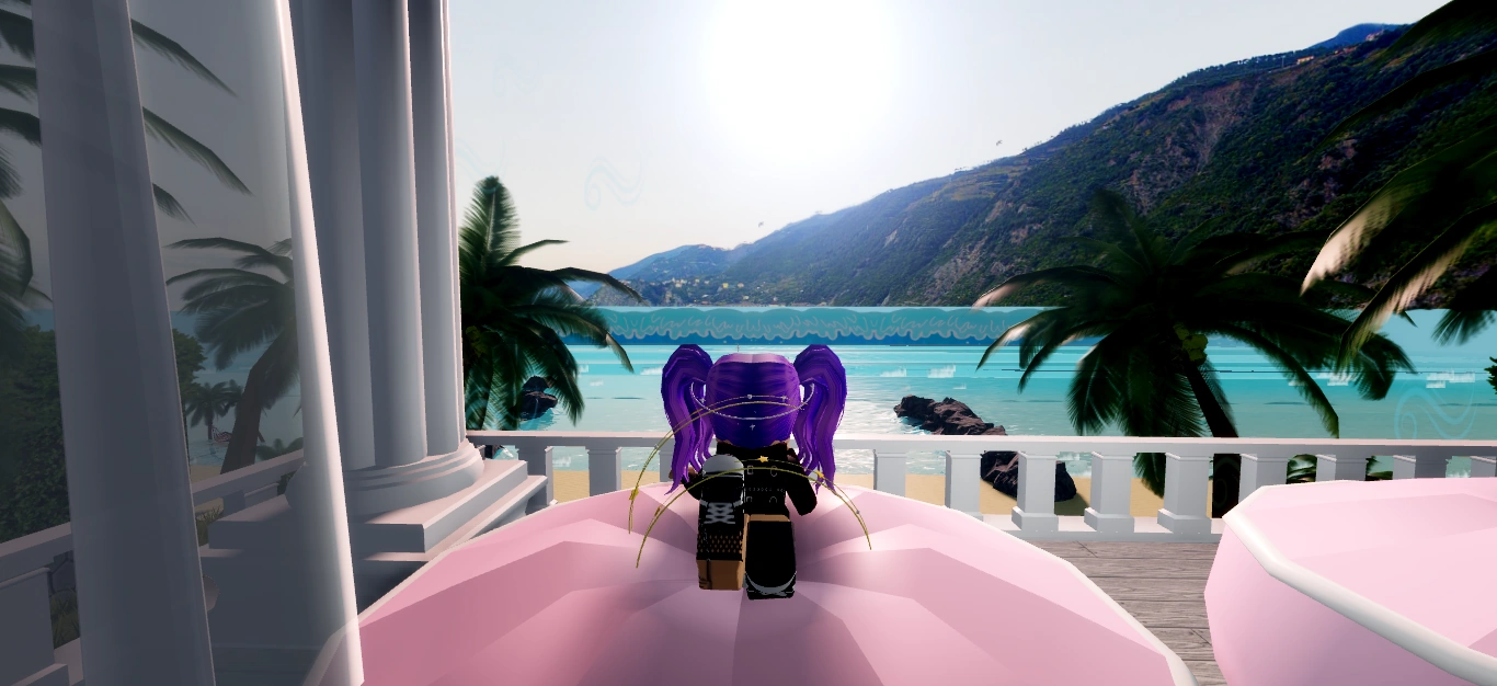 took a beach house photoshoot with my roblox avatar :> | Fandom