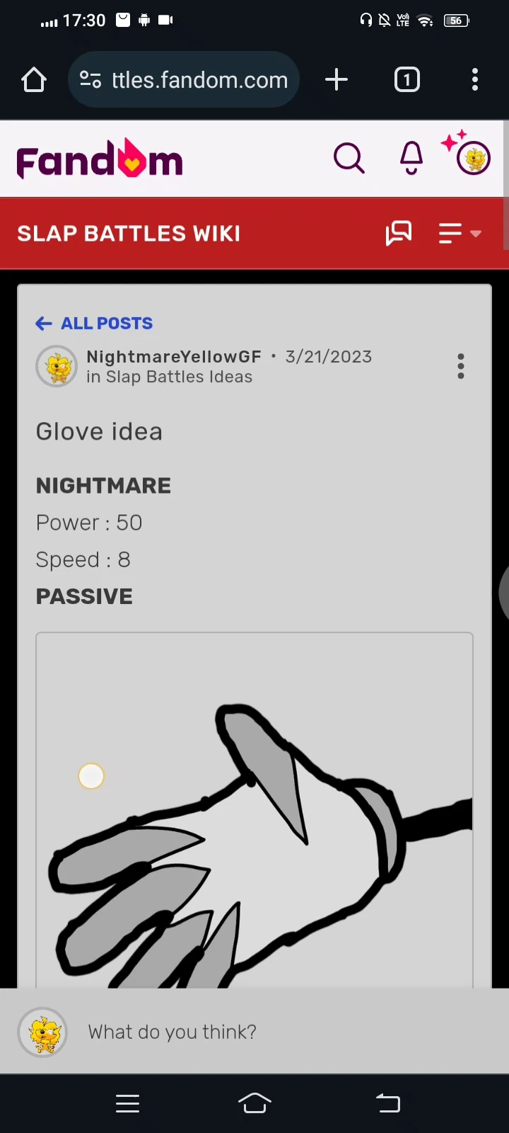 I'm just revisited my old Glove idea | Fandom