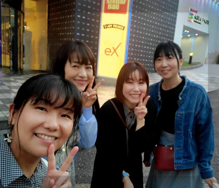 The PreCure cast also went to see Dancing Star PreCure (at their own ...