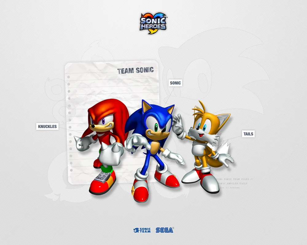 Sonic Heroes Team Sonic Wallpaper