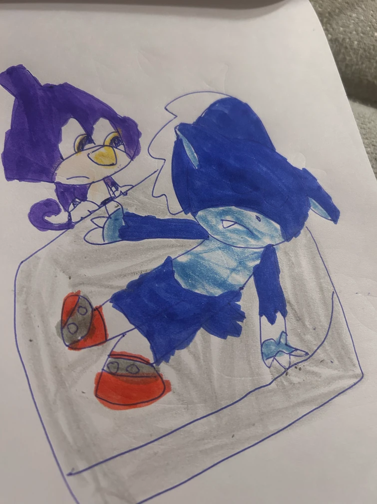 Sonic x Batman redraw | Fandom